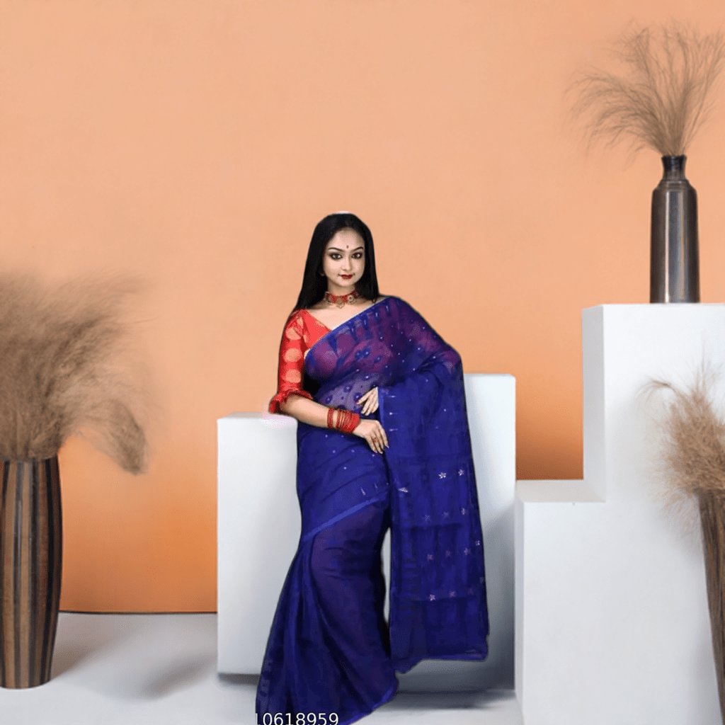 jhara pata Jamdani Saree – Rebistore